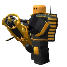 Golden Minigunner | TDS: Reanimated Wiki | Fandom