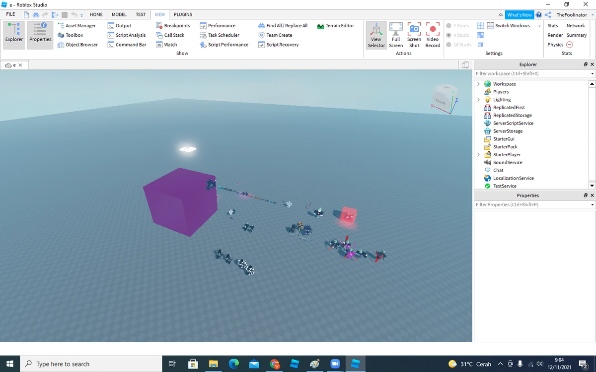 E (but Baseplate filled with thing) | Tower Defense Simulator Fanmade ...