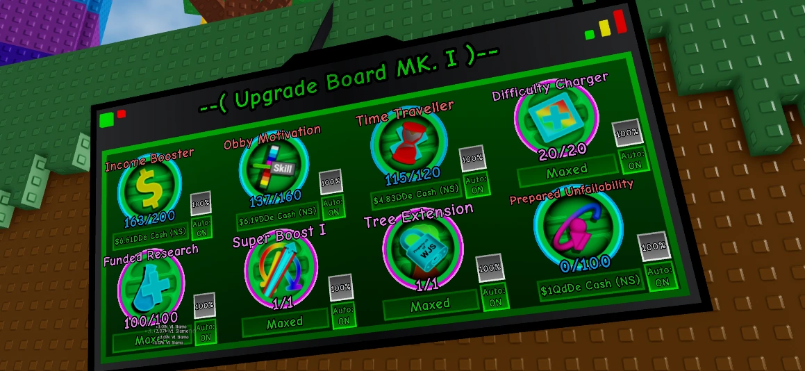 Upgrade Board I | TDUT:R Wiki | Fandom