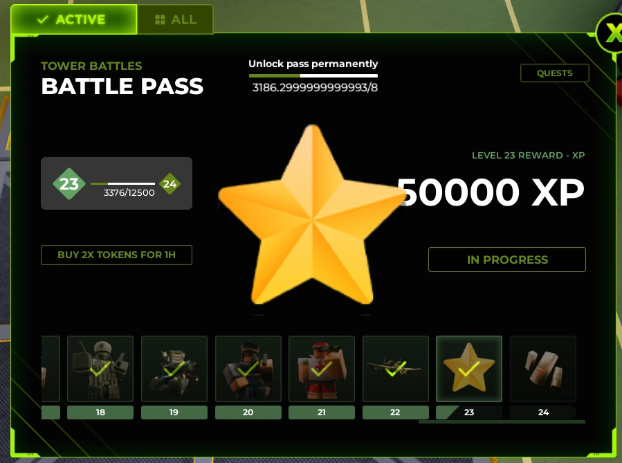 Battle Pass | Tower Defense X Wiki | Fandom