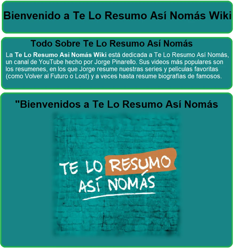 Te Lo Resumo Así Nomás Wiki | Fandom