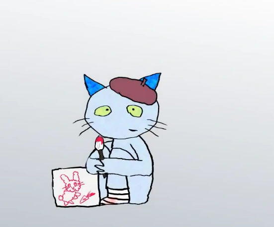 Teach-kun and Autumn Art | Teach The Cat Wiki | Fandom