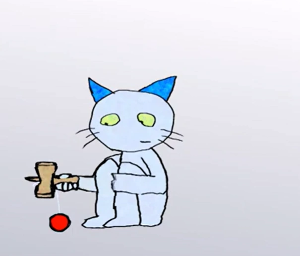 Kendama Master Teach-kun! | Teach The Cat Wiki | Fandom