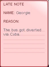 Late Notes | Teacher Story Wiki | Fandom