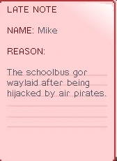 Late Notes | Teacher Story Wiki | Fandom