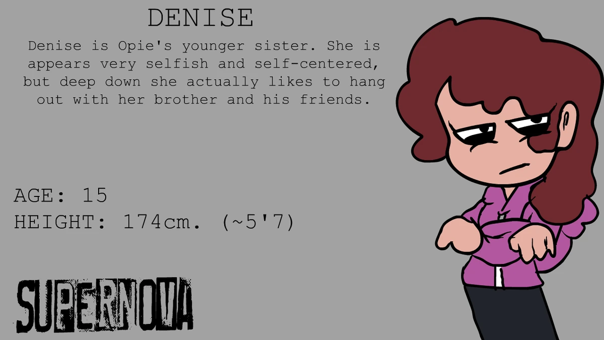 Denise | Team Supernova X Wiki | Fandom