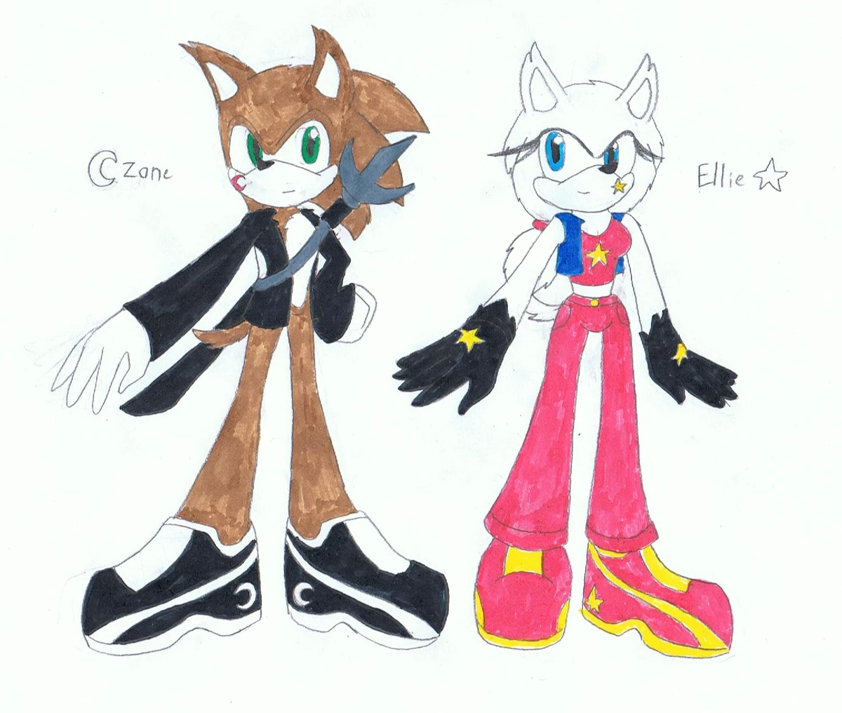 Zane and Ellie Tsukikaze | Team TokuSonic Wiki | Fandom