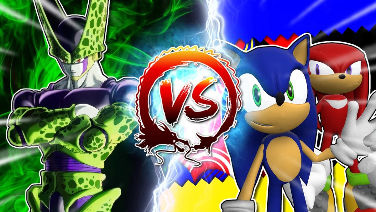 Cell Vs Sonic & Knuckles | Team Four Star Wiki | Fandom
