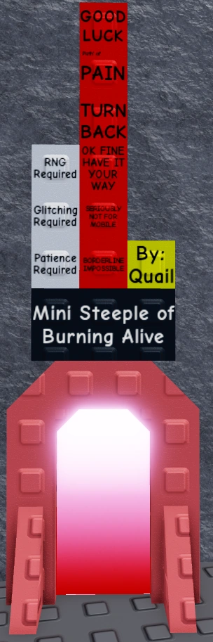 Mini Steeple of Burning Alive | Team's Towers Wiki | Fandom