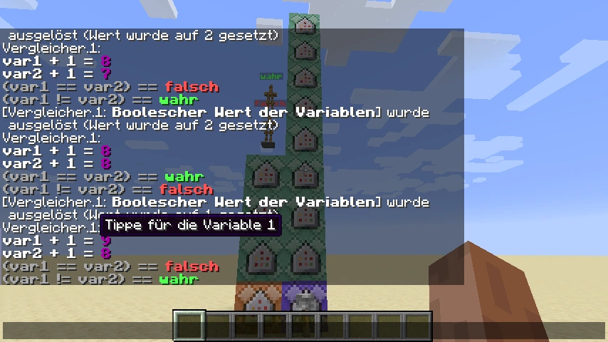 Vergleicher (Befehle) – Minecraft Technik Wiki