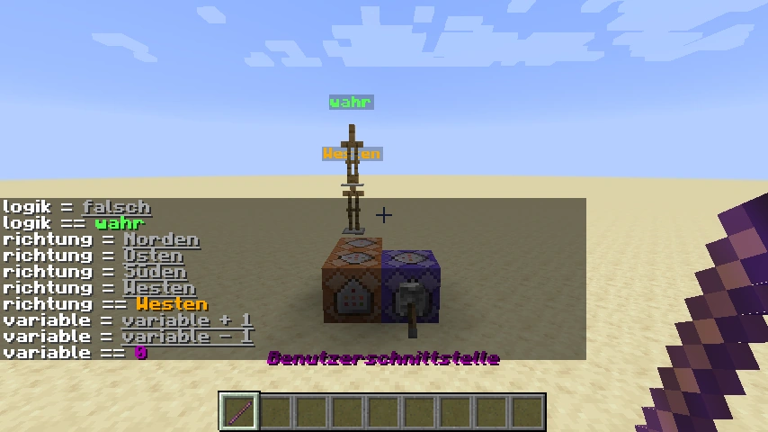 Benutzerschnittstelle (Befehle) – Minecraft Technik Wiki