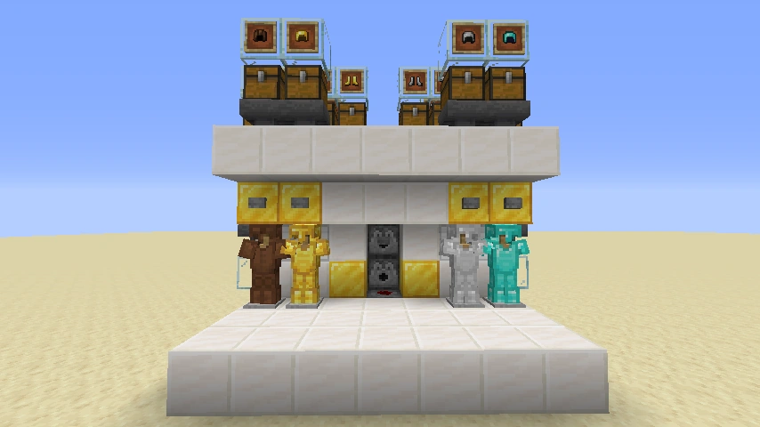 Rüstungsmaschine (Redstone) – Minecraft Technik Wiki