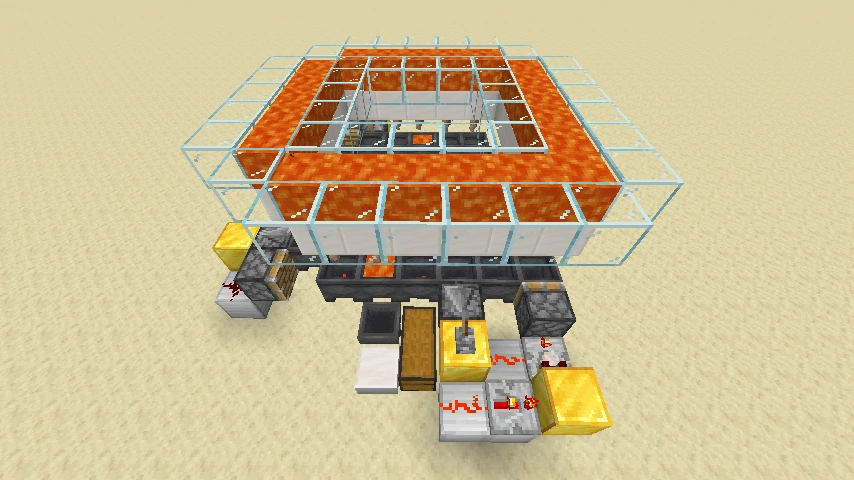 Lavagenerator (Redstone) – Minecraft Technik Wiki