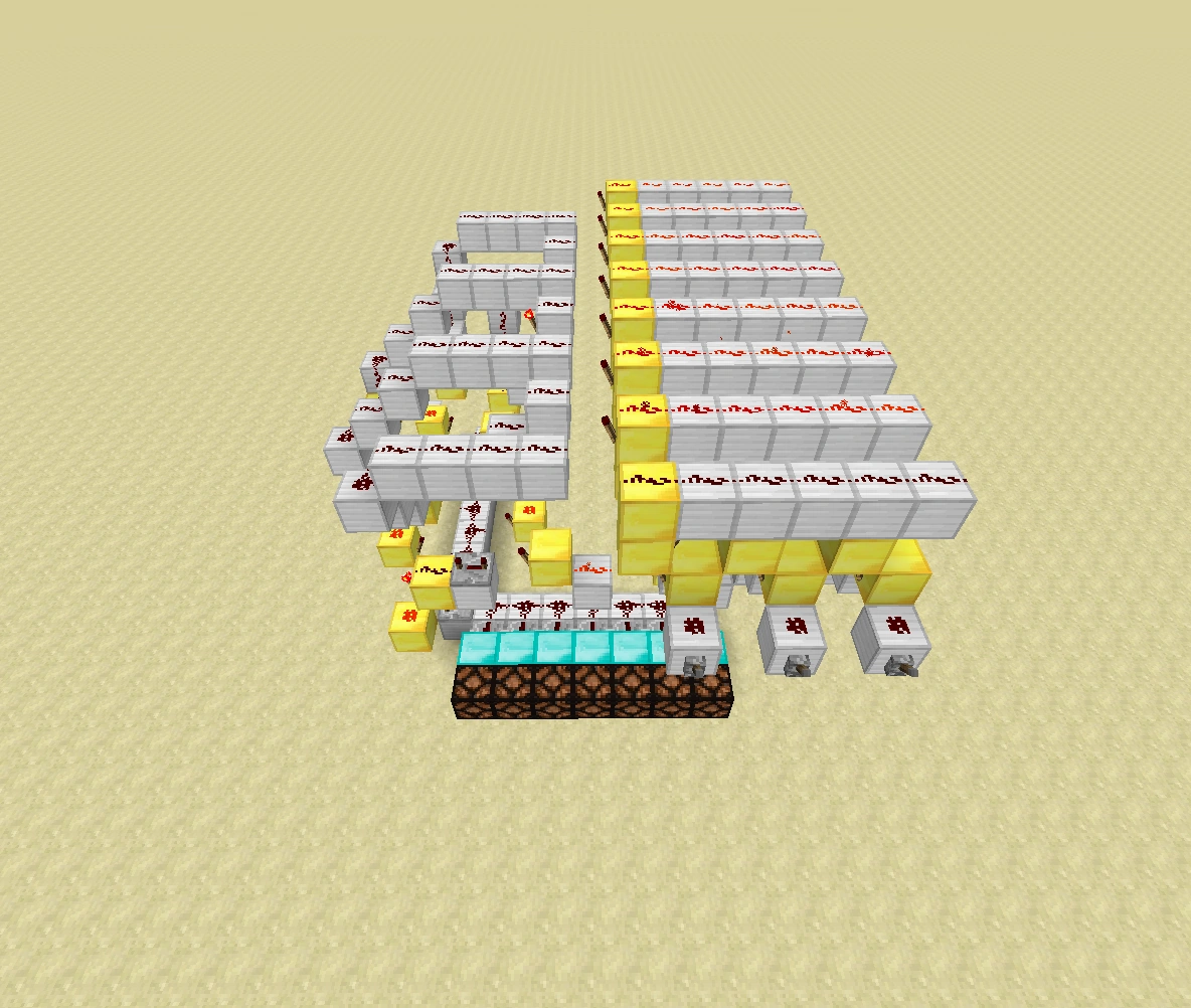 Digital-Analog-Wandler (Redstone) – Minecraft Technik Wiki