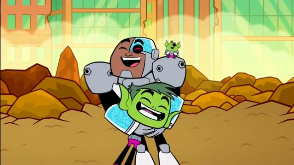 Beast Boy And Cyborg Teen Titans Go