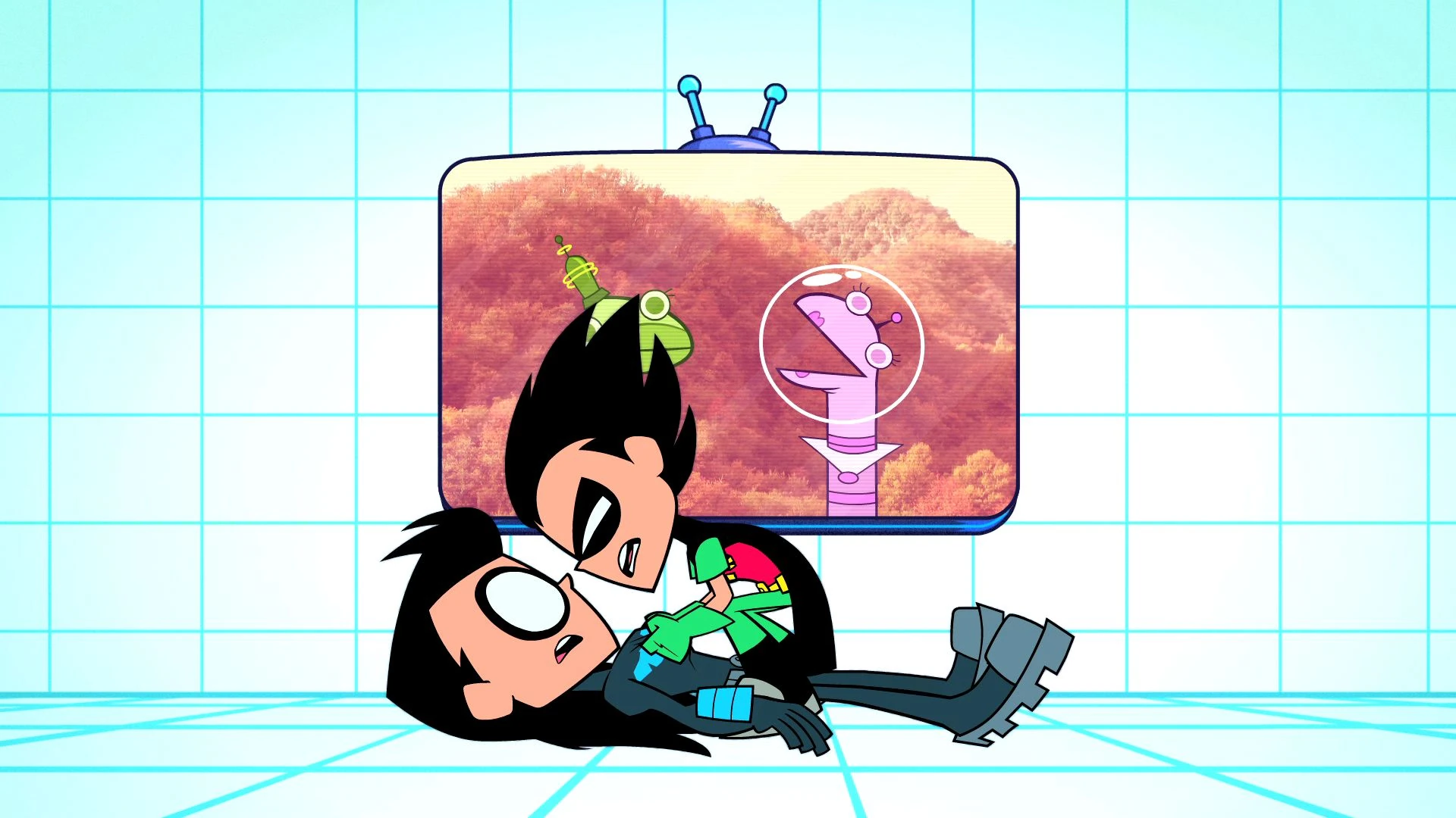 Teen Titans Go Staring At The Future Nightwing