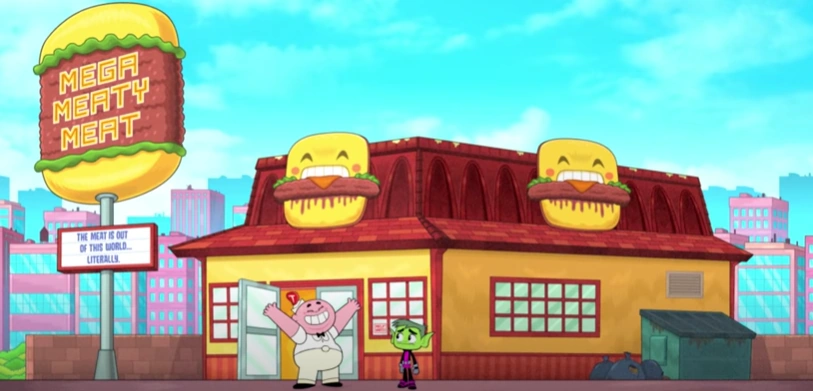 Mega Meaty Meat | Teen Titans Go! Wiki | Fandom