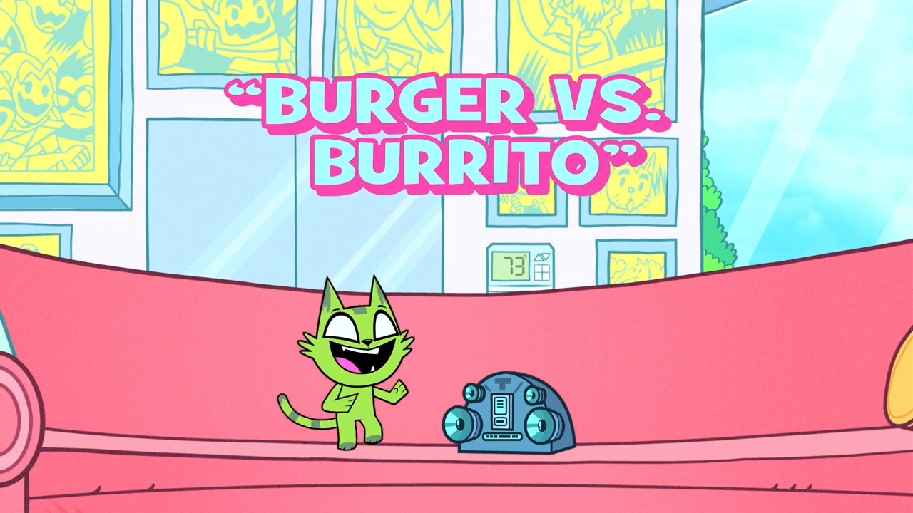 Teen Titans Go Burger Vs Burrito