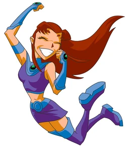 Teen Titans Starfire Flying