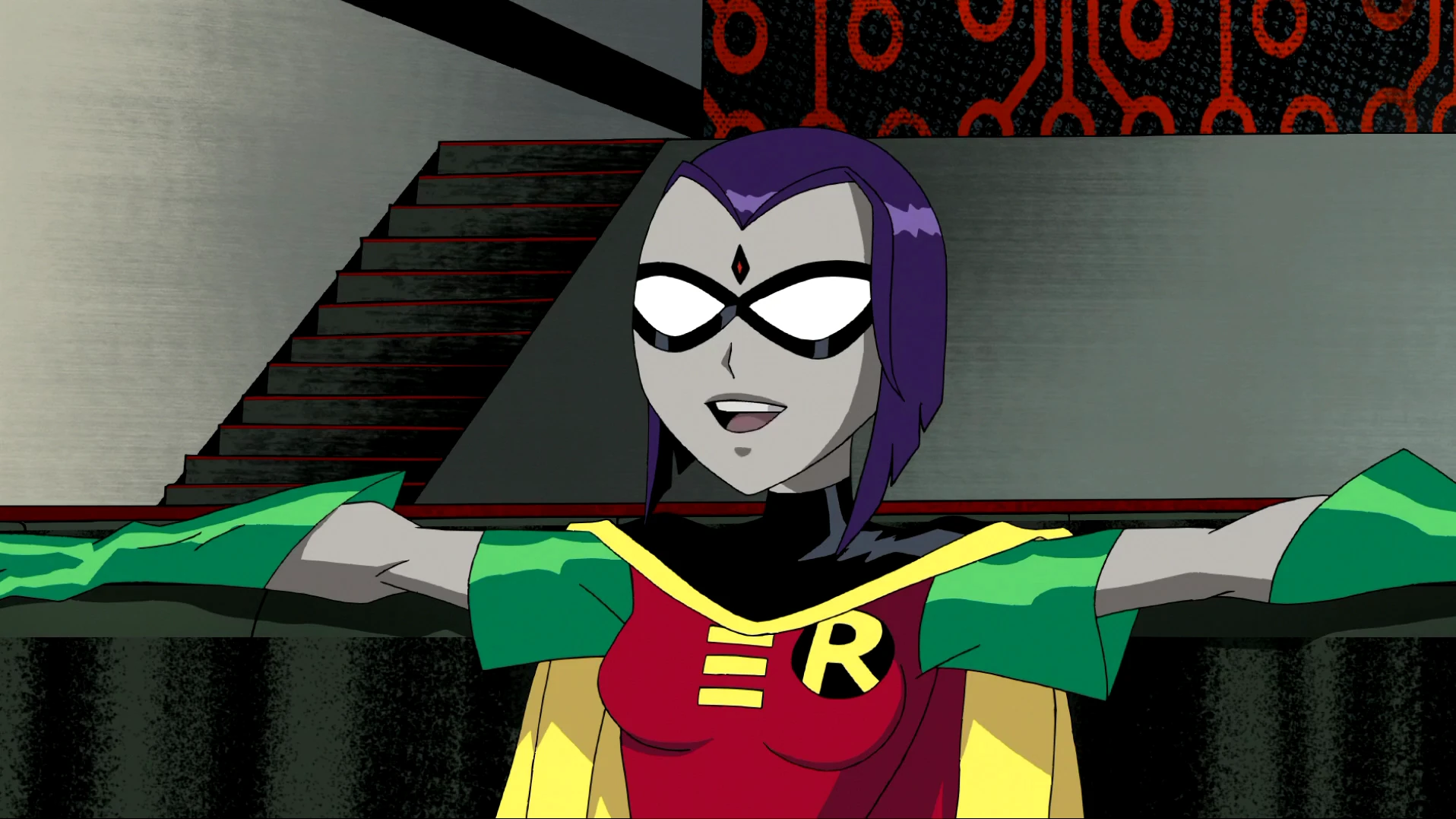 Teen Titans Raven And Robin Hug