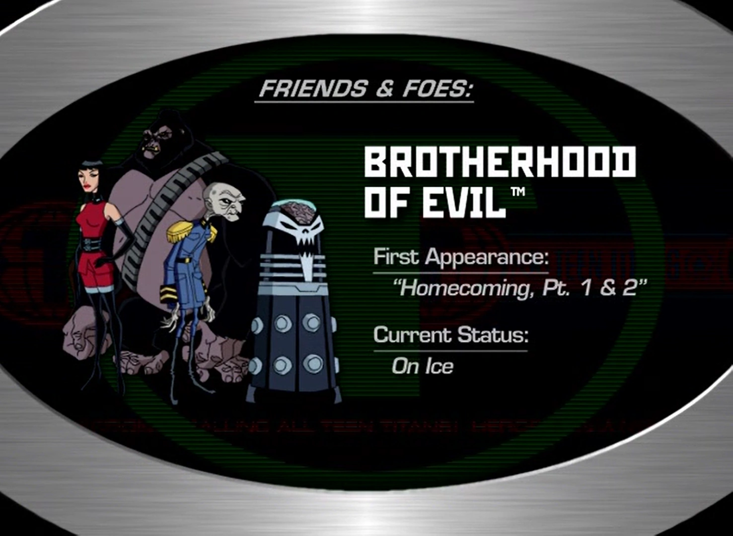 Teen Titans Brotherhood Of Evil