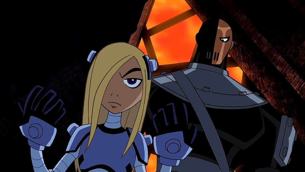 Teen Titans Slade And Terra