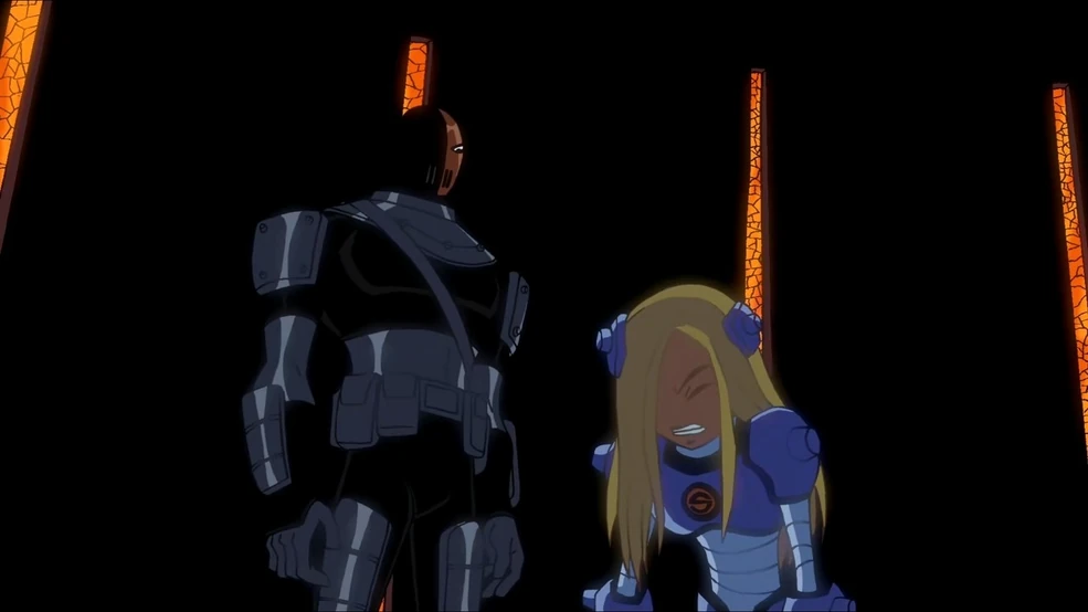Teen Titans Slade And Terra