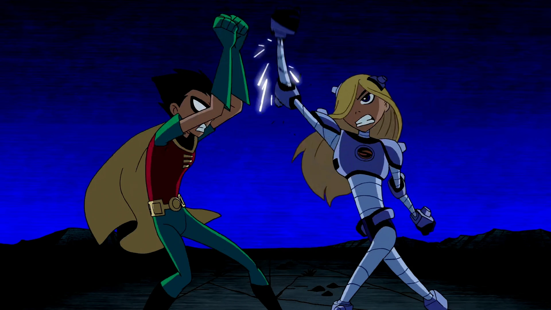 Teen Titans Terra And Robin