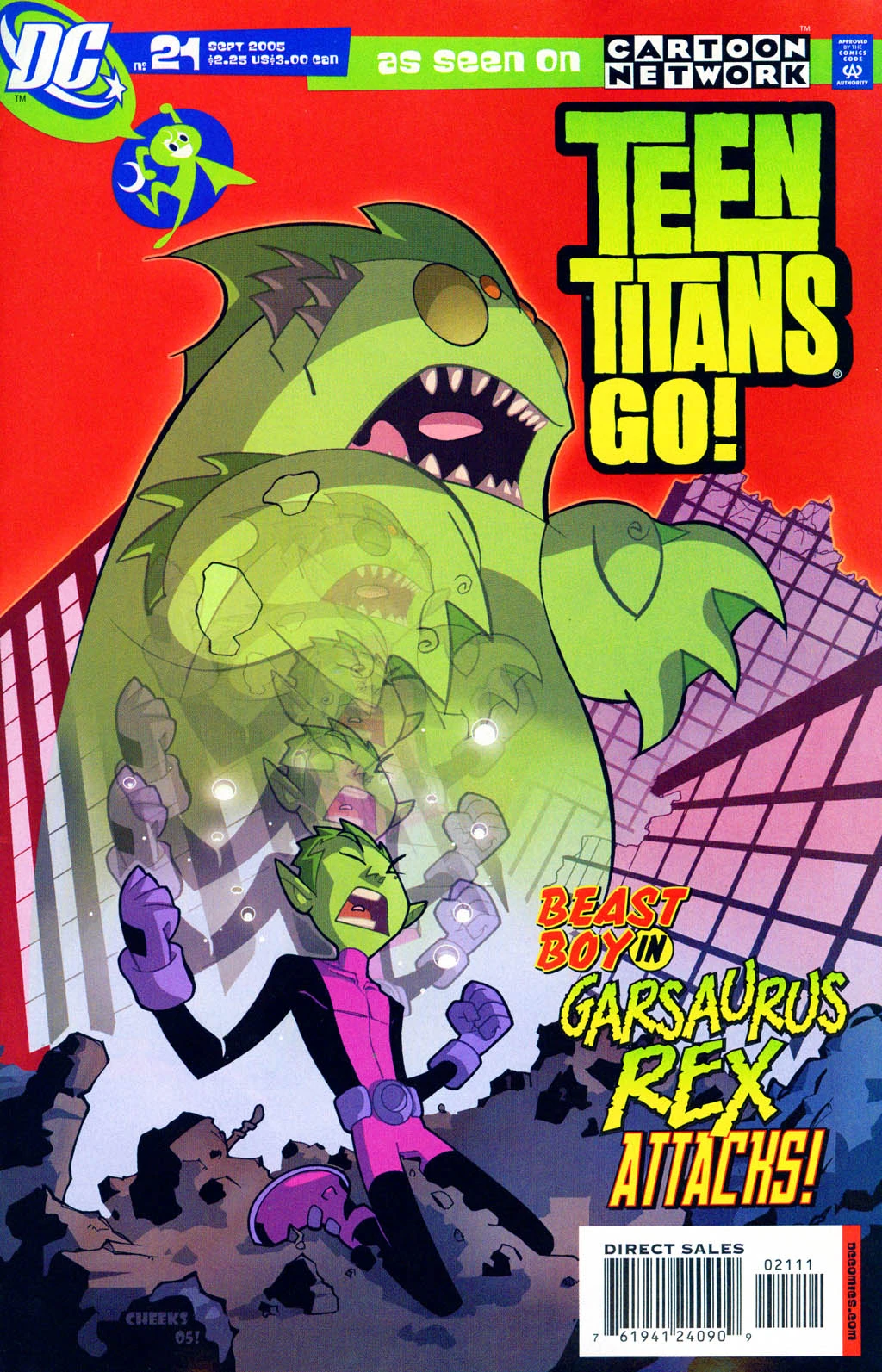 Garsaurus REX Attacks! | Teen Titans Wiki | Fandom