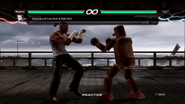 Swaying Left Low Kick And High Kick Tekken Wiki Fandom
