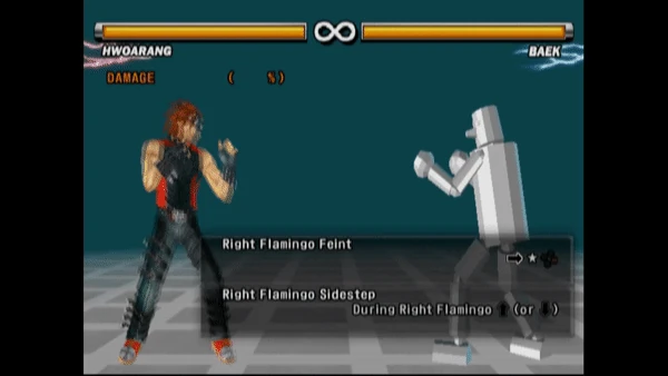 Right Flamingo Sidestep | Tekken Wiki | Fandom