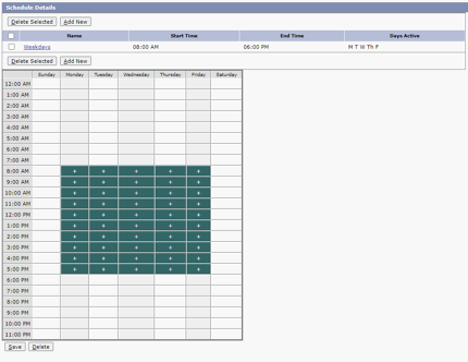 Cisco Unity Setup Schedule | Telephony-Networking Wiki | Fandom