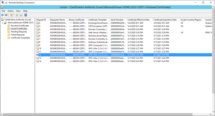 Setup Automatically Enrolling User And Computer Certificates In Active