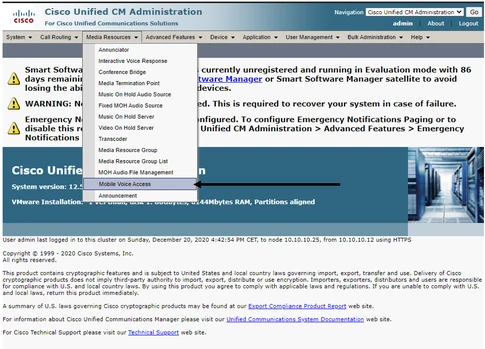 CUCM Setup Mobile Voice Access | Telephony-Networking Wiki | Fandom