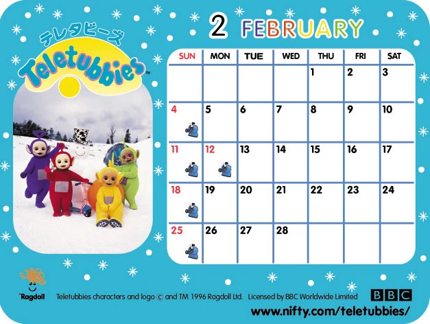 Japanese Calendars | Teletubbies Wiki | Fandom