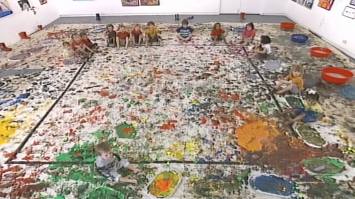 Painting With Hands and Feet | Teletubbies Wiki | Fandom