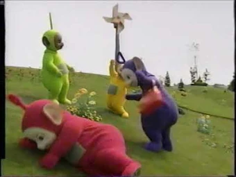 teletubbies falling down day