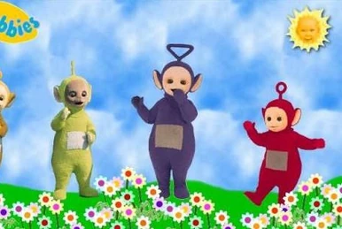 Teletubbies Walking In The Woods