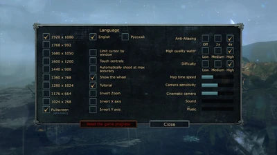 Game Settings | Tempest Pirate Action RPG Wiki | Fandom