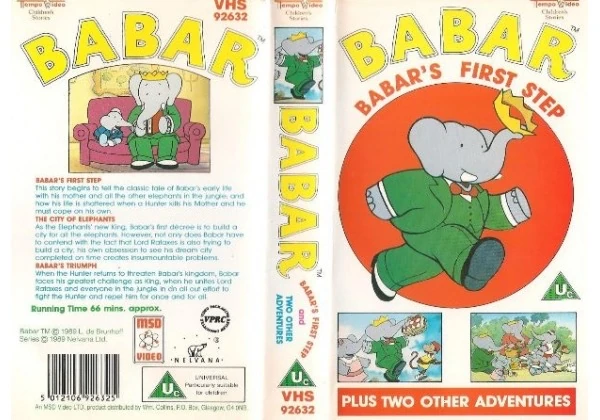 Babar - Babar’s First Step | Tempo Video Wiki | Fandom
