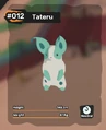 Tateru - Temtem Wiki