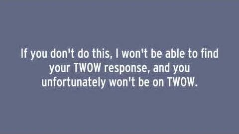 TWOW 0B | Ten Words Of Wisdom Wikia | Fandom