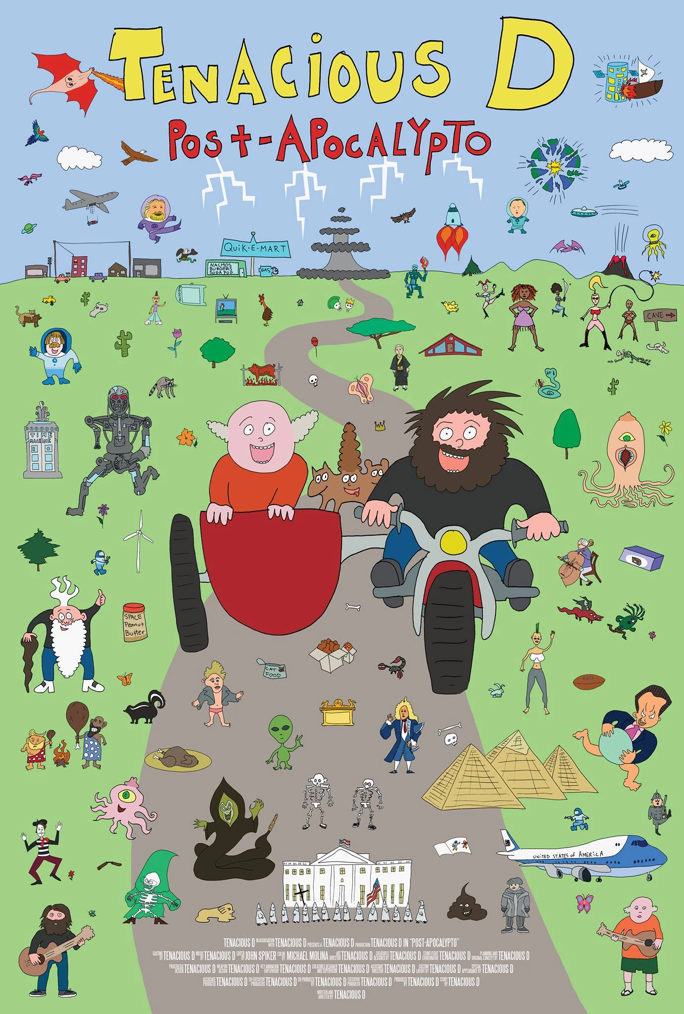 Tenacious D Pioc Póstaer Cinniúint Tenacious D POD (Official Video