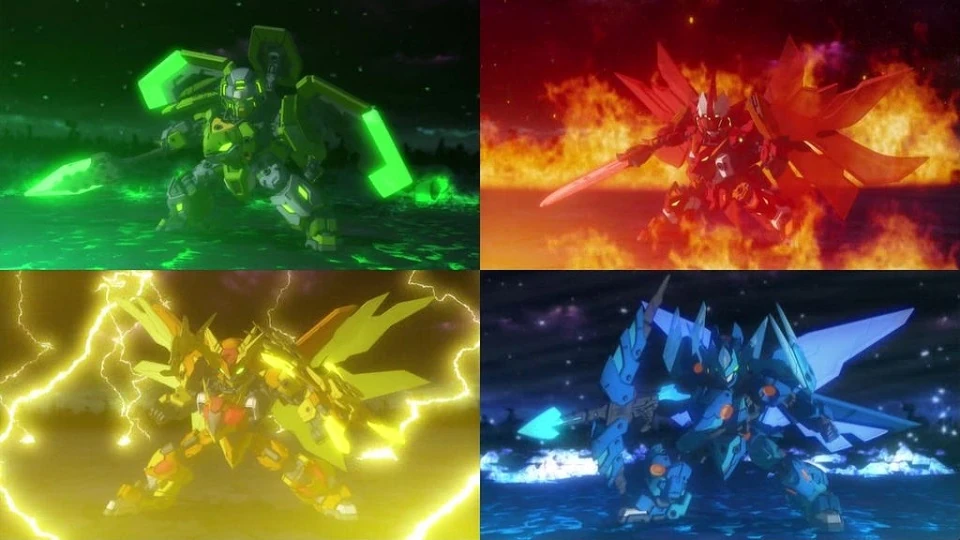 Elemental Titan Mode | Tenkai Knights Wiki | Fandom