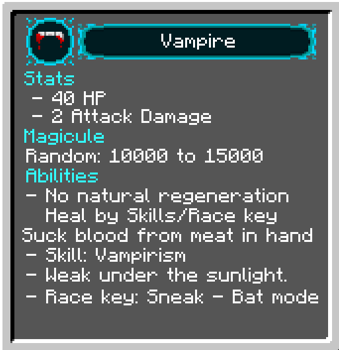 Races/Vampire | Tensura Mod Wiki | Fandom