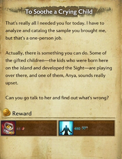 To Smoothe a Crying Child | TERA Wikia | Fandom