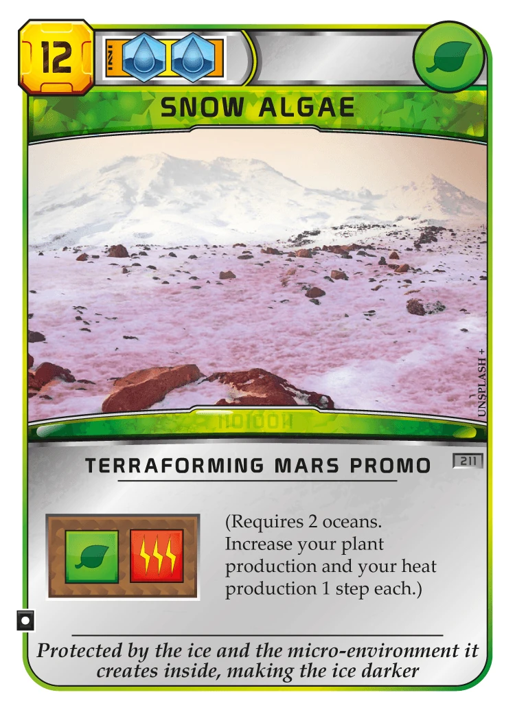 Snow Algae | Terraforming Mars Wiki | Fandom