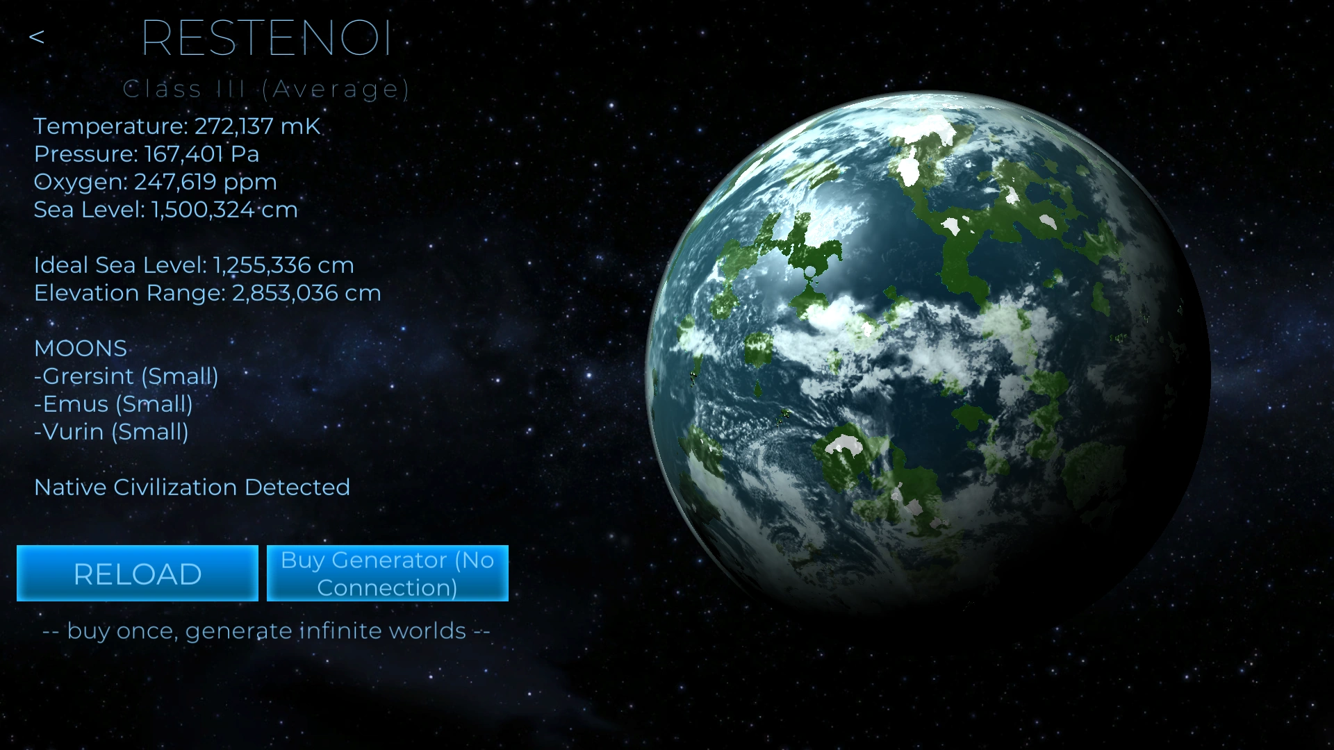 Random Solar System Generator