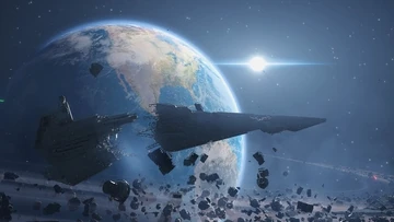 The Battle Of Planets Wallpaper