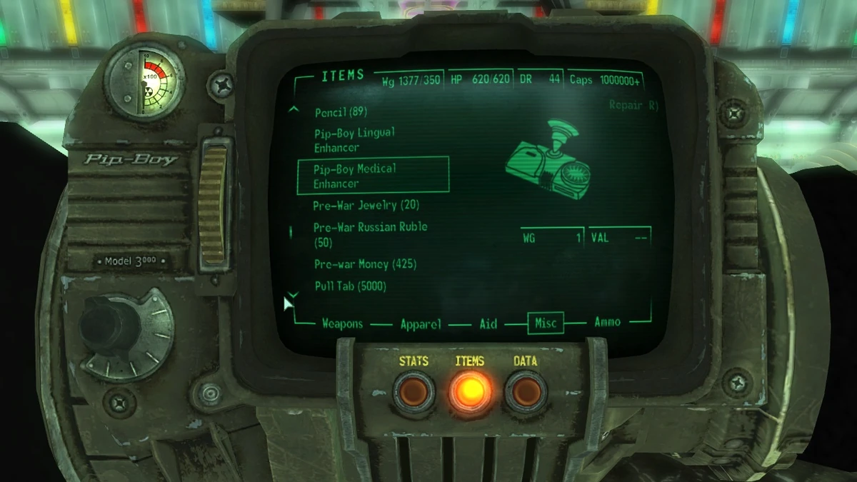Pip-Boy Medical Enhancer | Terran Starship Command Wiki | Fandom